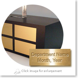 Monthly Engraving for Hand Washing Trophy